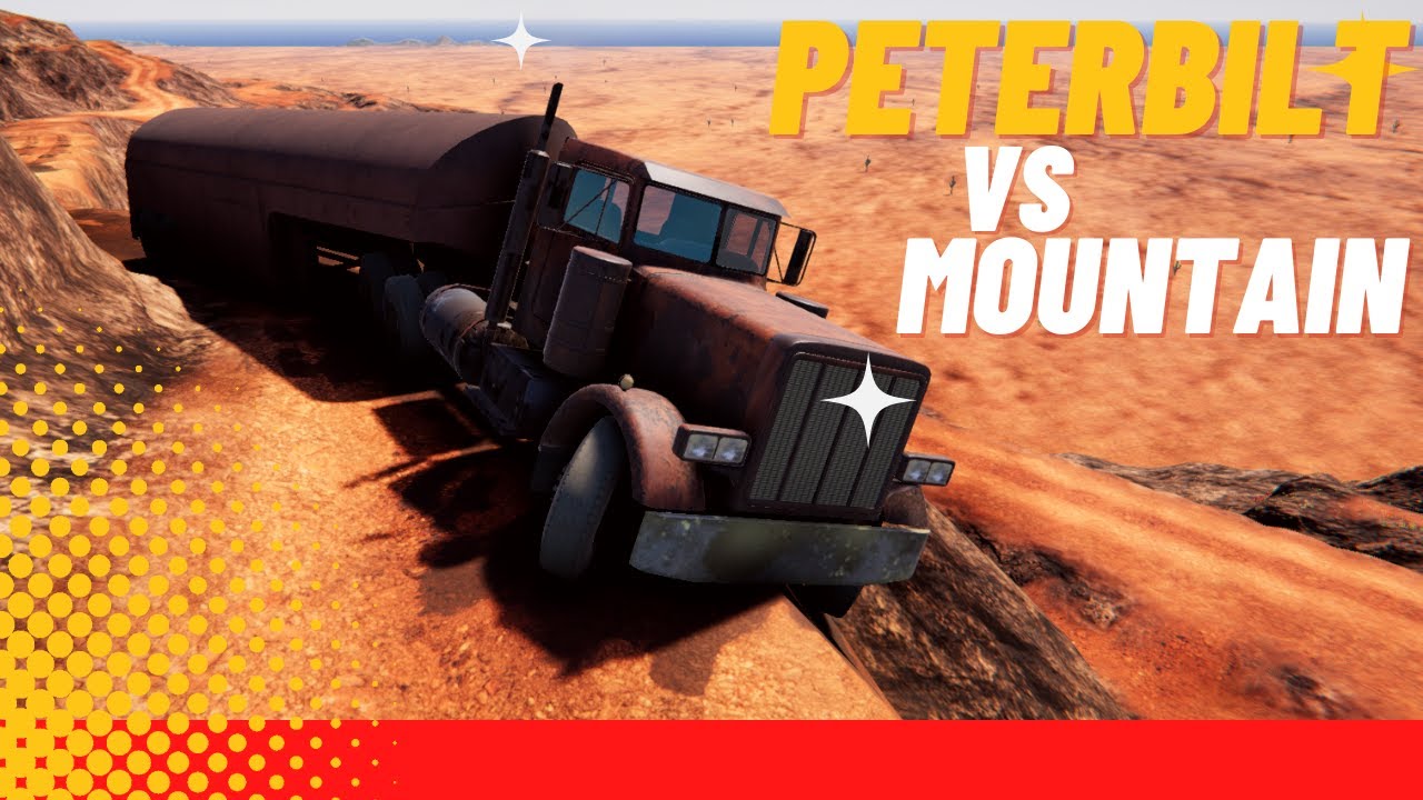 Peterbilt VS mountain- My Truck game, peetarabilt veees maunten- maay ...