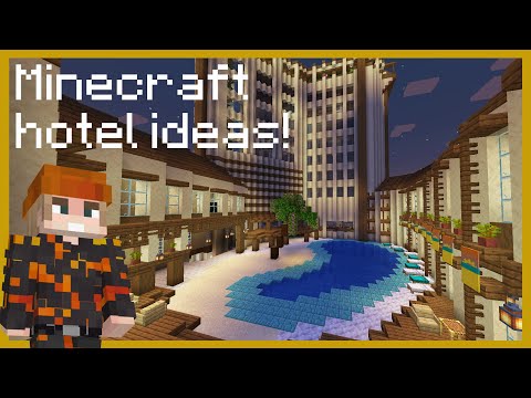 4 MINECRAFT HOTEL IDEAS 4 YOUR CITY BUILDS! - YouTube
