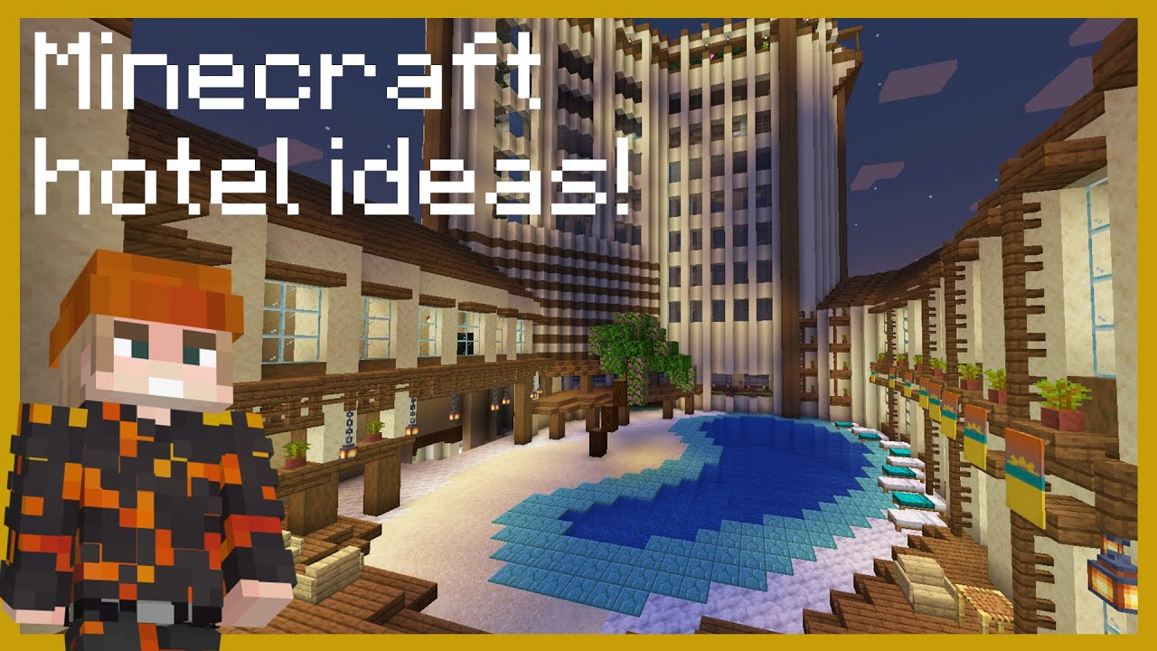 4 Minecraft Hotel Tours 4 City Building Inspiration - YouTube