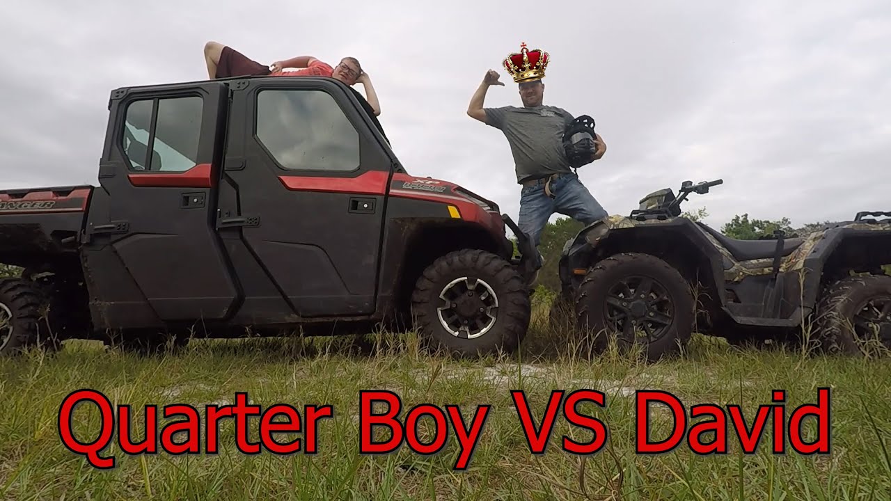 Quarter Boy VS David In 4 Wheeler Race!!! - YouTube