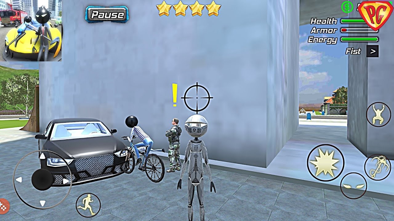 Amazing Crime Strange Stickman Rope Vice Vegas #4 New Update - New ...