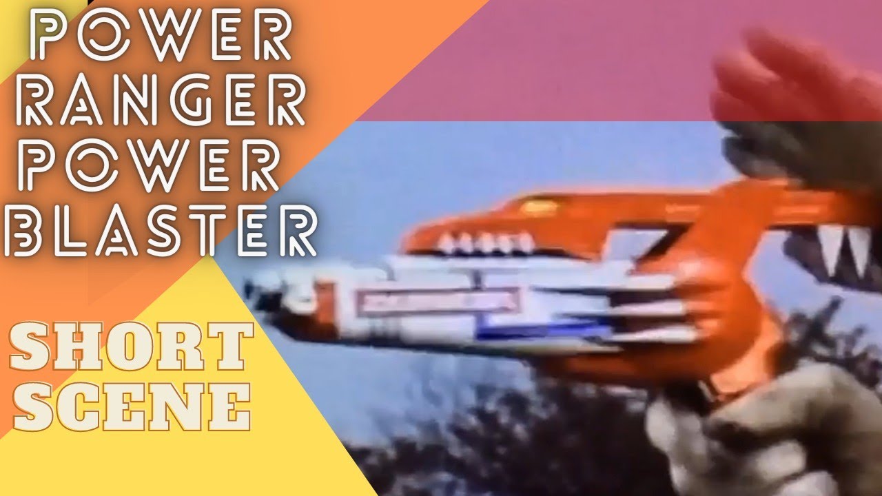 Mighty Morphin Power Ranger weapon Blade Blaster short scene - YouTube