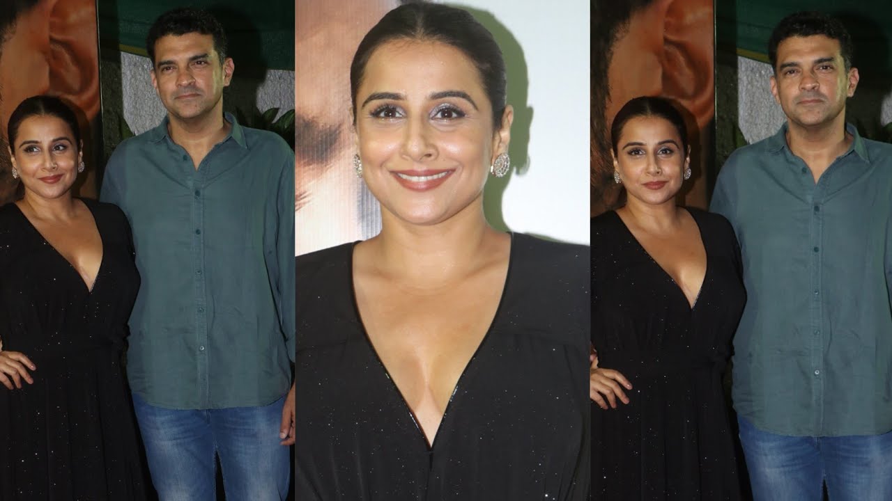 Vidya Balan and Sidharth Roy Kapur The Night Manager Screening today ...