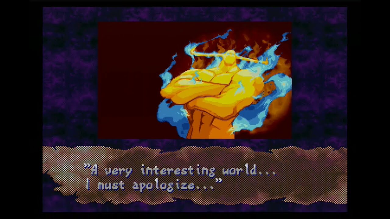 (SAT) Vampire Savior (Darkstalkers 3) Pyron ending - YouTube