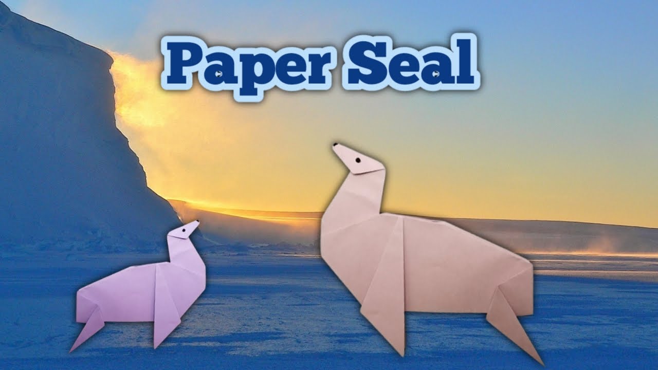 How to Fold a Paper Seal, Easy Paper Seal - YouTube