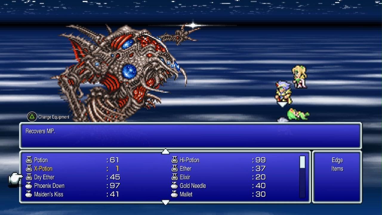 Final Fantasy IV Pixel Remaster (PS5) Final Boss ZEROMUS - YouTube