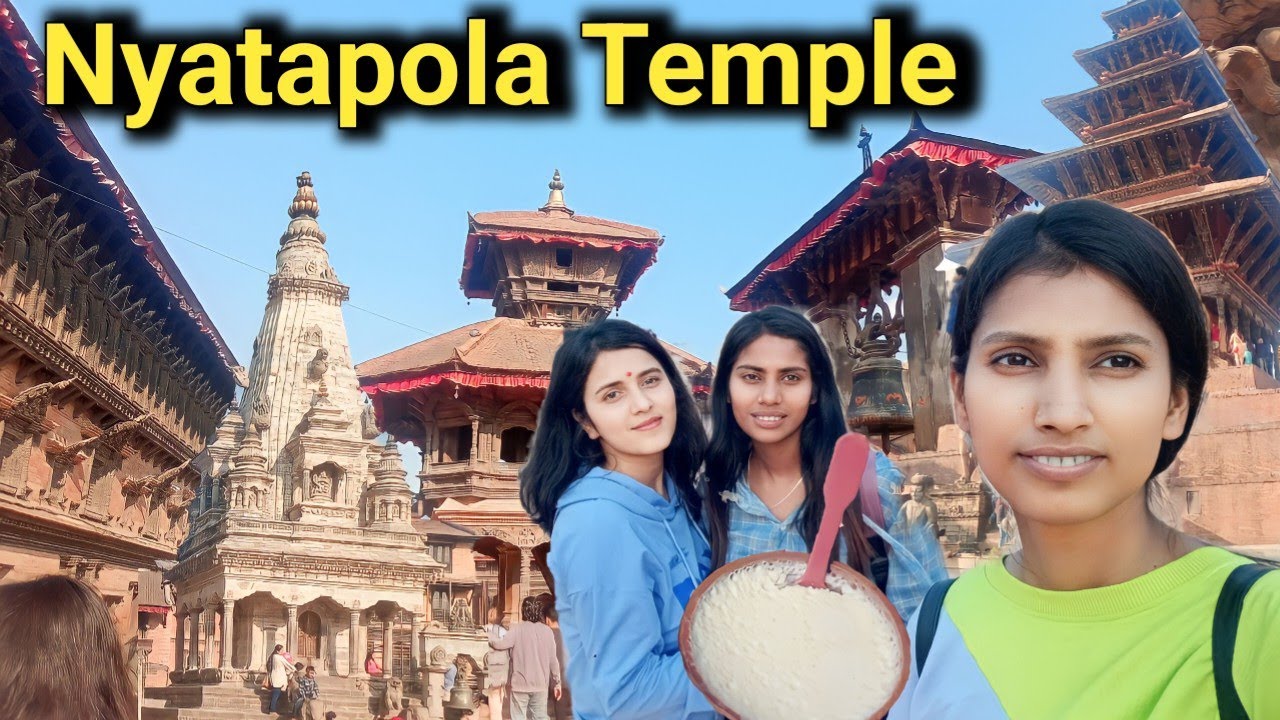 Bhaktpur durbar square / famous dahi😋 // shopping / 5 tale mandir #vlog ...