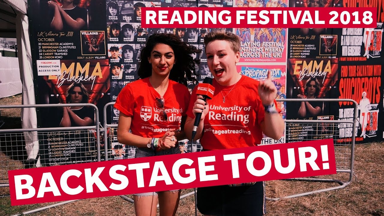 BACKSTAGE TOUR | Reading Festival 2018 Backstage Pass - YouTube