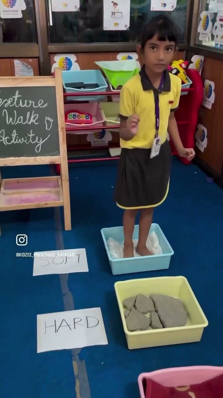 Barefoot sensory walk Activity//outdoor Activity for kindergarten kids ...