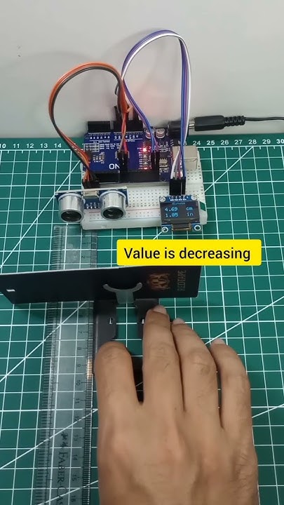 Ultrasonic Distance Meter using Arduino and OLED Display #shorts - YouTube