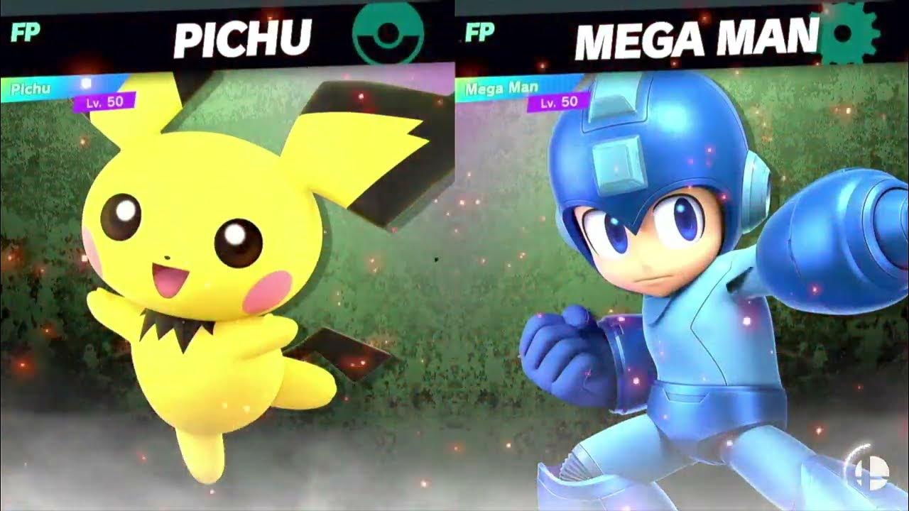 Super Smash Bros Ultimate Amiibo Fights 6pm Poll Pichu vs Mega Man - YouTube