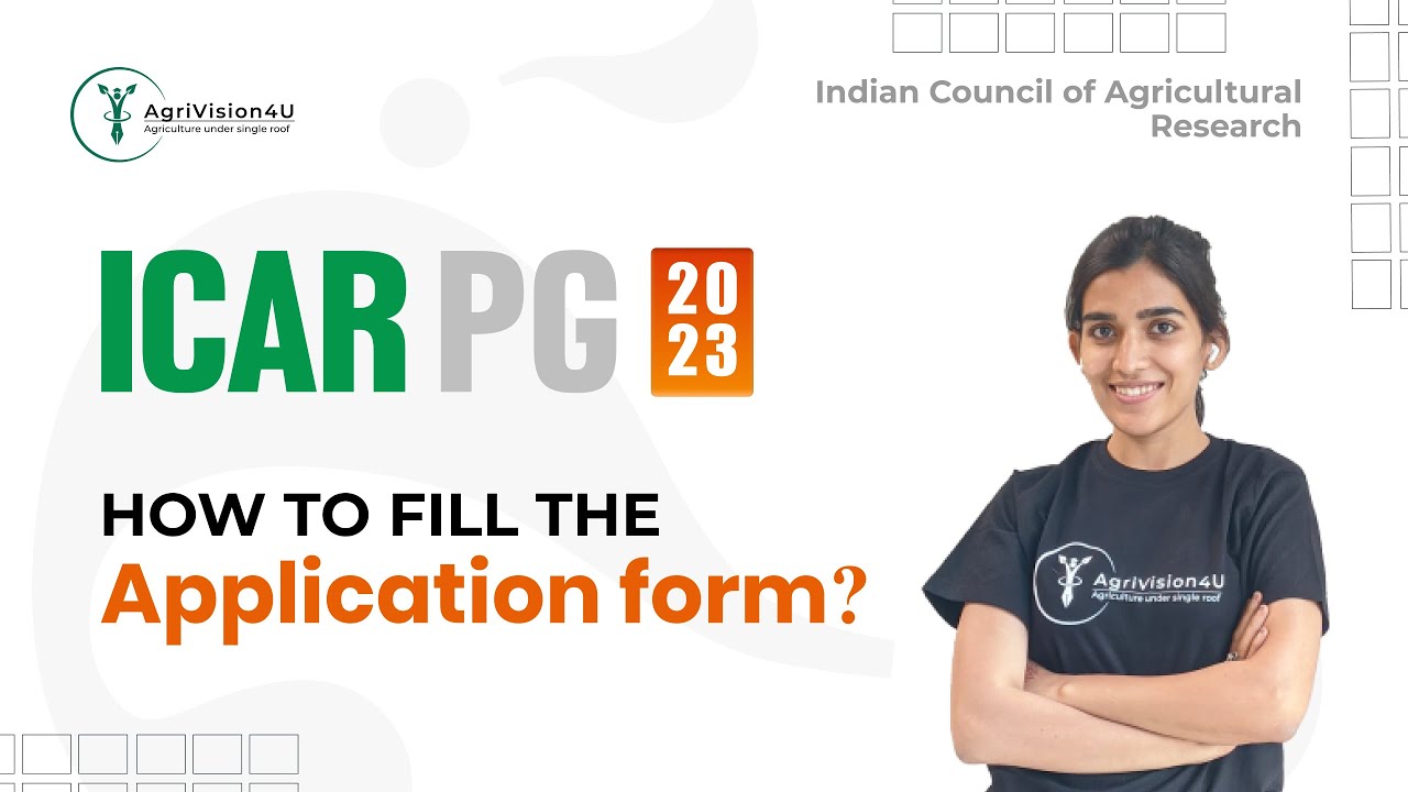 How to fill ICAR JRF Application form 2023 | Complete Process ...
