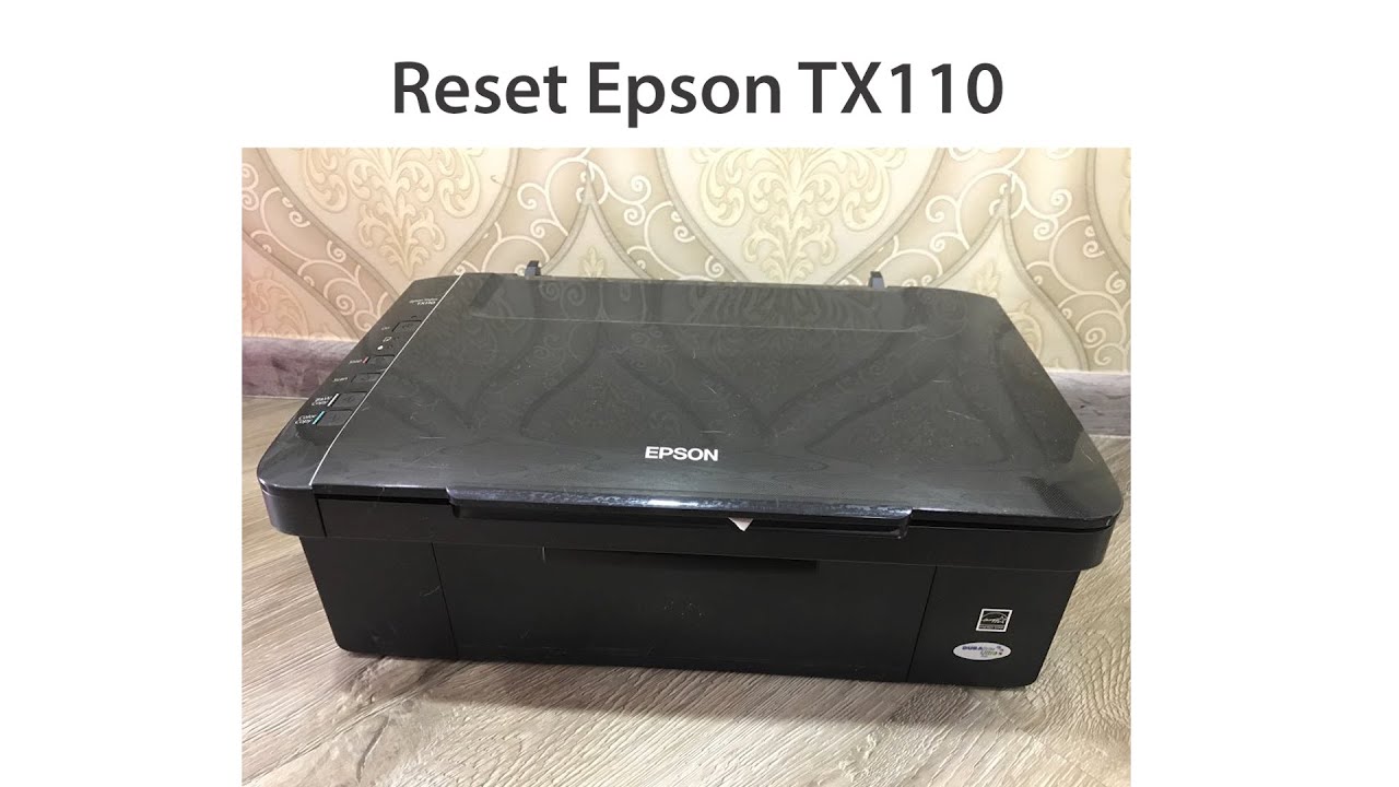 Reset Epson TX110 Wicreset Key - YouTube