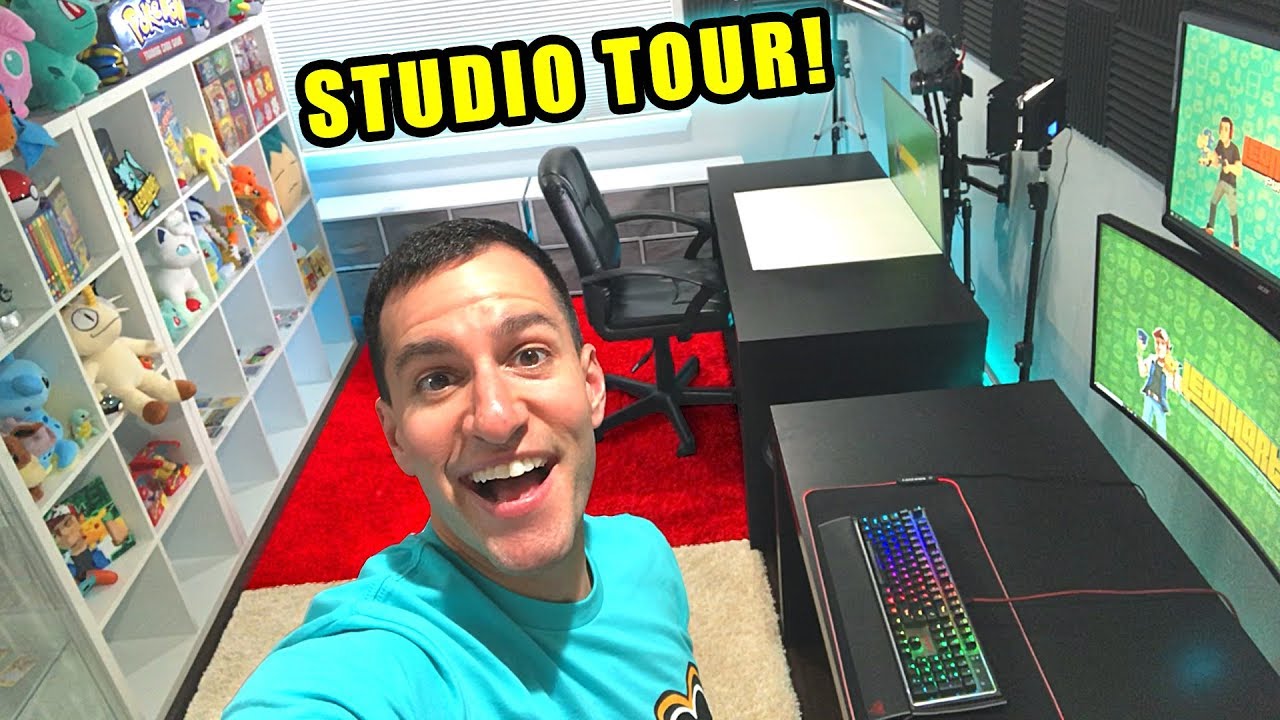 *MY INSANE POKEMON CARDS OPENING SETUP!* New Gaming Setup and Studio ...