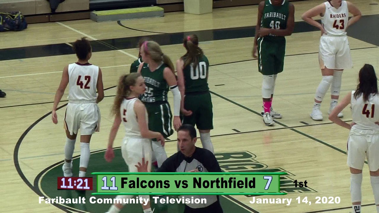 Faribault Falcon Girls Basketball vs Northfield Raiders - YouTube