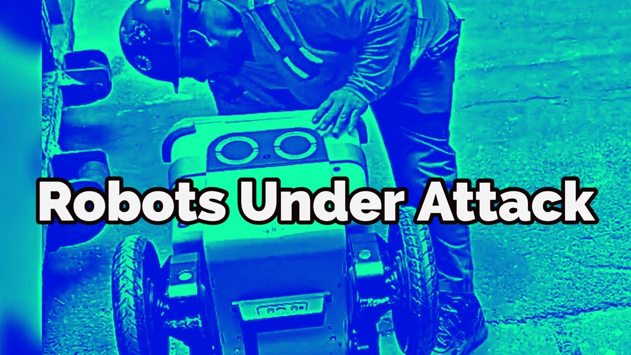 ROBOTS UNDER ATTACK: LA Unleashes Fury on Food Delivery Robots - YouTube