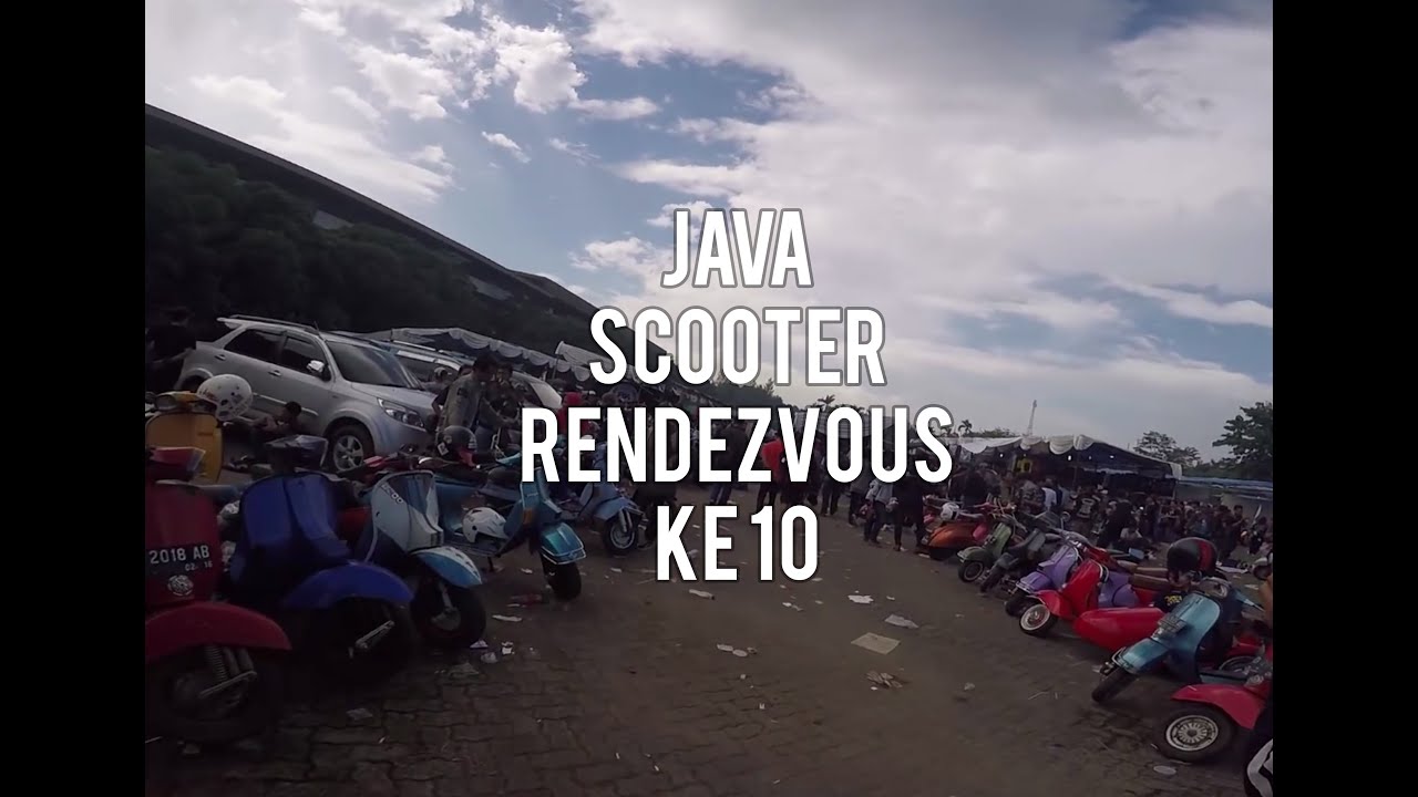 JAVA SCOOTER RENDEZVOUS Sentul jadi lautan Scooter #Motovlog #6 - YouTube