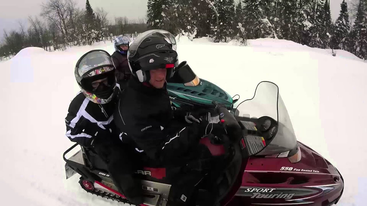Tug Hill Snowmobiling 100 miles (time lapse) 1/16/16 - YouTube
