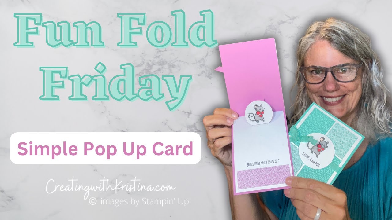 Fun Fold Friday: Simple Pop-Up Card with Hearts and Hugs Stamp Set ...