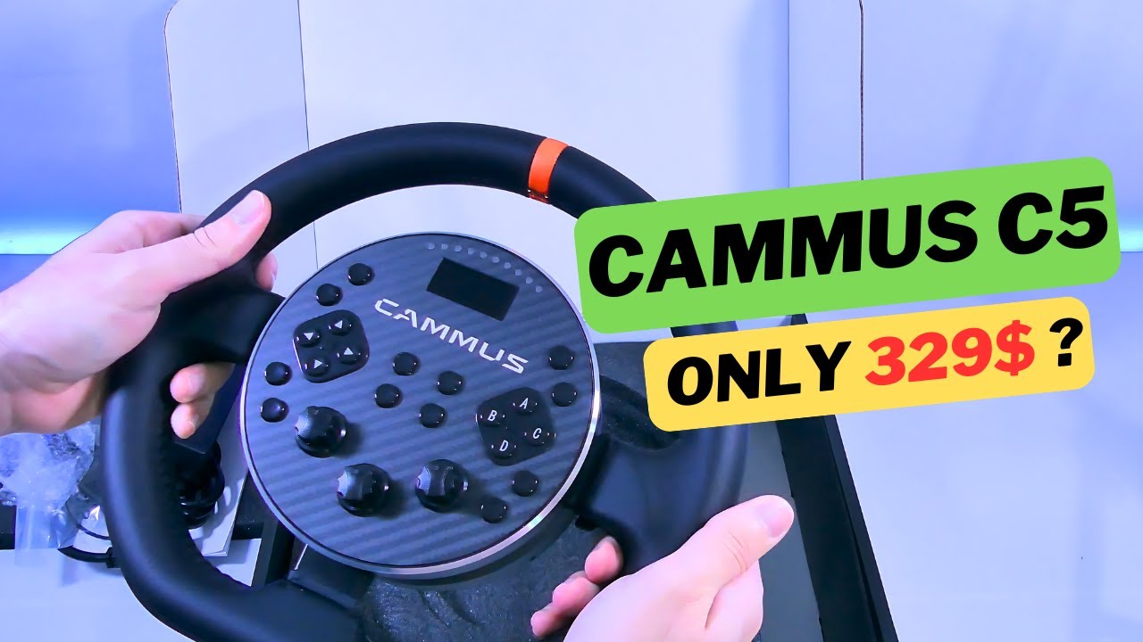 UNBOXING the CAMMUS C5 Direct Drive Steering Wheel - YouTube