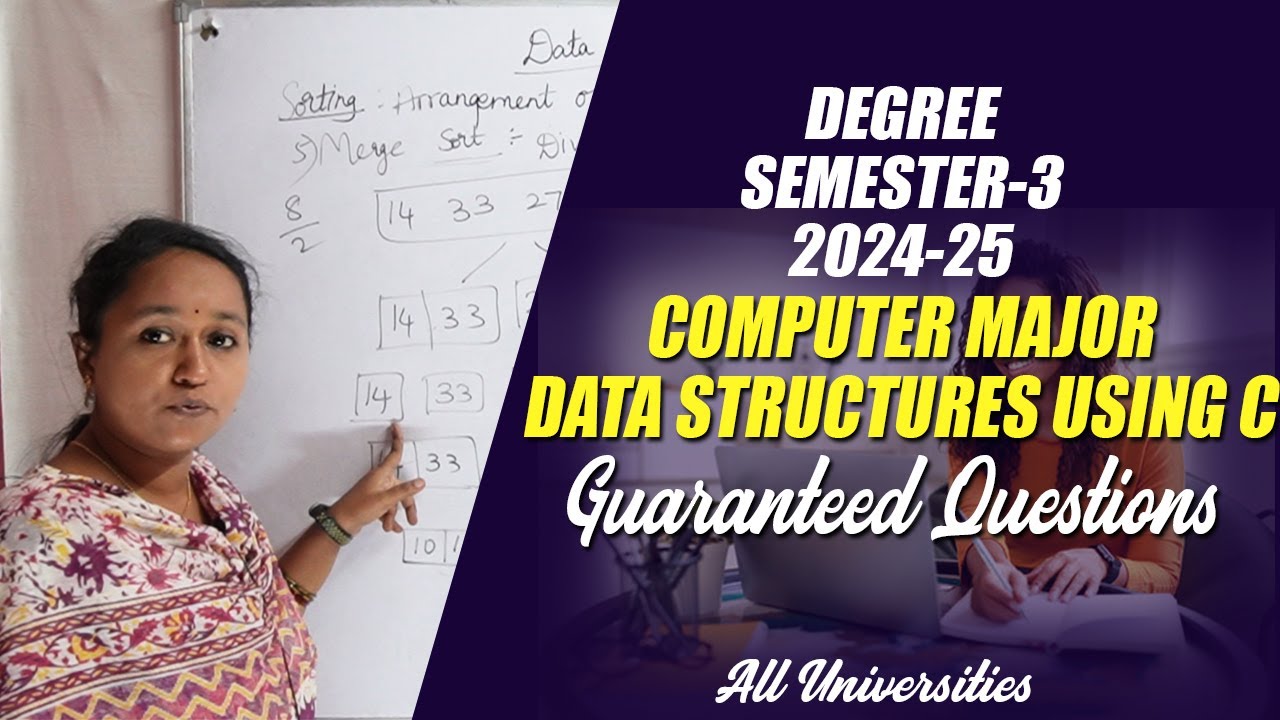 Degree Semester-3 Major Computers - Data Structures using C - Unit-5 ...