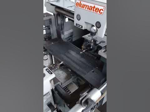 copy router Elumatec KF 178, year 2009 - YouTube