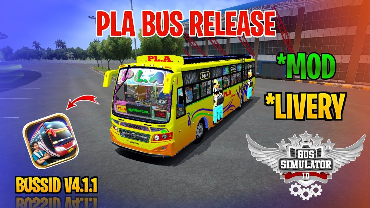 New Shri Kumaran Bus Mod Tamil | Bus Simulator Indonesia | Pla Bus ...