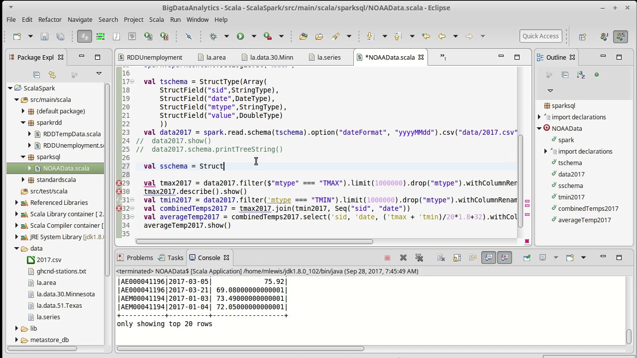 Spark SQL Part 7 using Scala YouTube Spark SQL Part 7 using Scala YouTube
