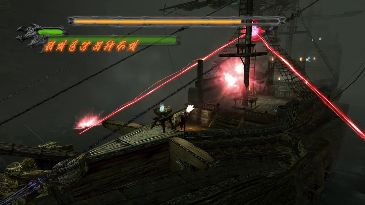 Devil May Cry 1 HD Griffon (2nd Encounter) Boss Fight - YouTube