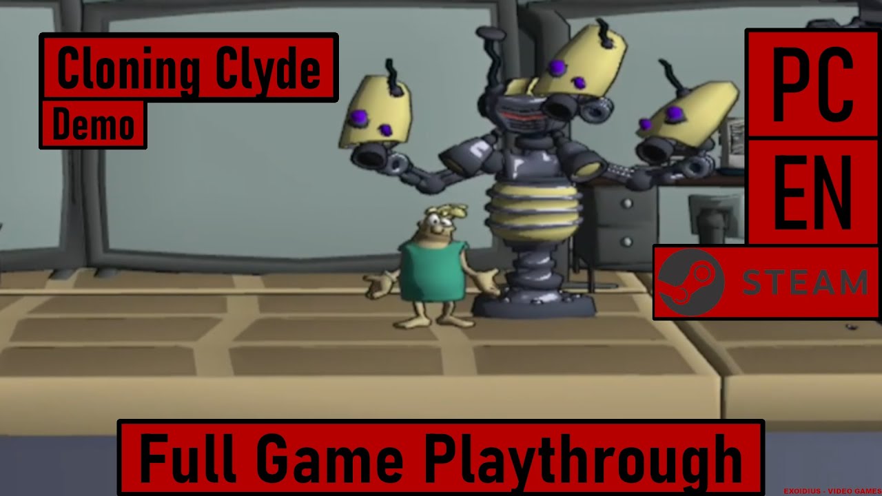 Cloning Clyde - Demo [PC|Steam|EN] - Full Game Playthrough - YouTube