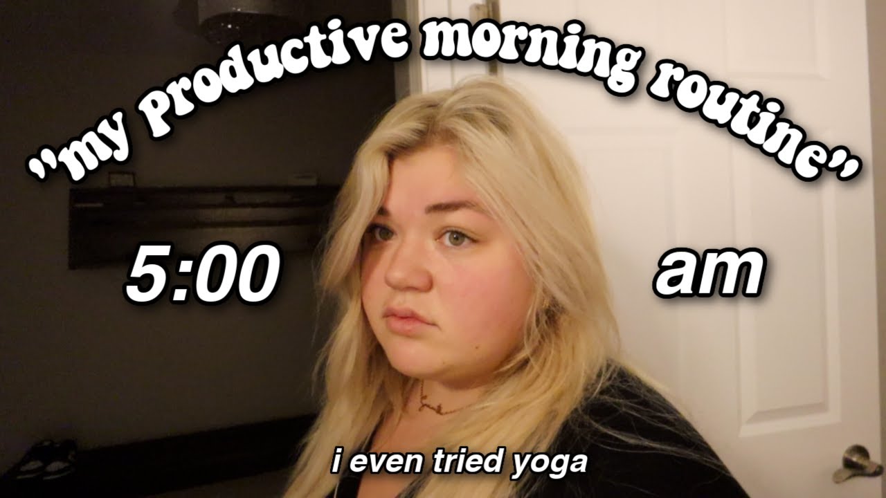 MY 5 AM PRODUCTIVE MORNING ROUTINE *for us lazy people* | vlogmas day ...