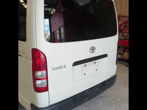 2010 Toyota Hiace Battery location. - YouTube