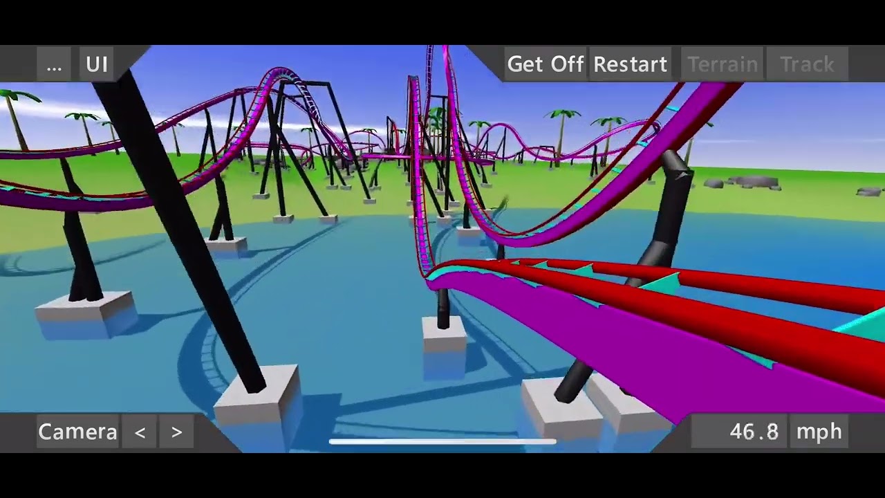 Ultimate coaster 2 custom design Zeypher Heights flyers - YouTube