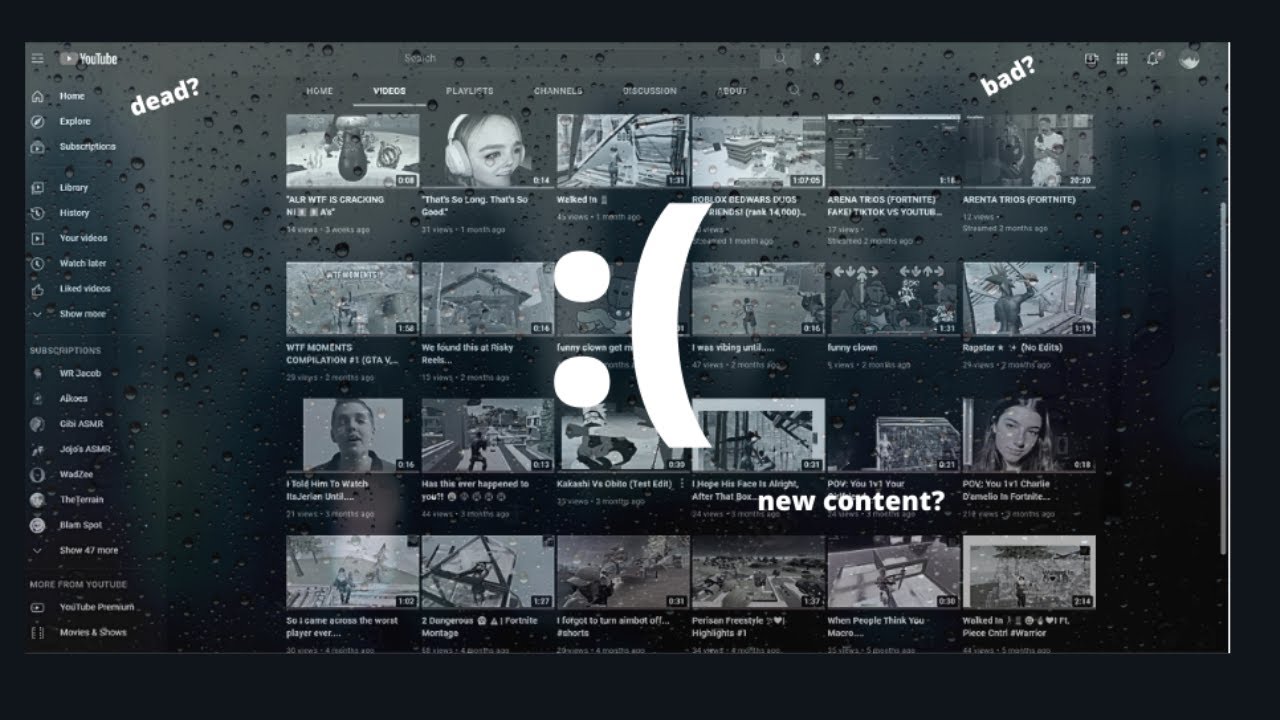 We need to talk... (Pls Click) - YouTube