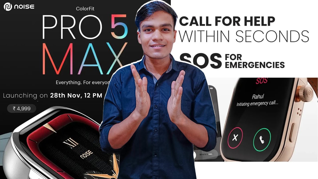 Noise Colorfit Pro 5 Max - Launching on 28th Nov !!! All New Features ...
