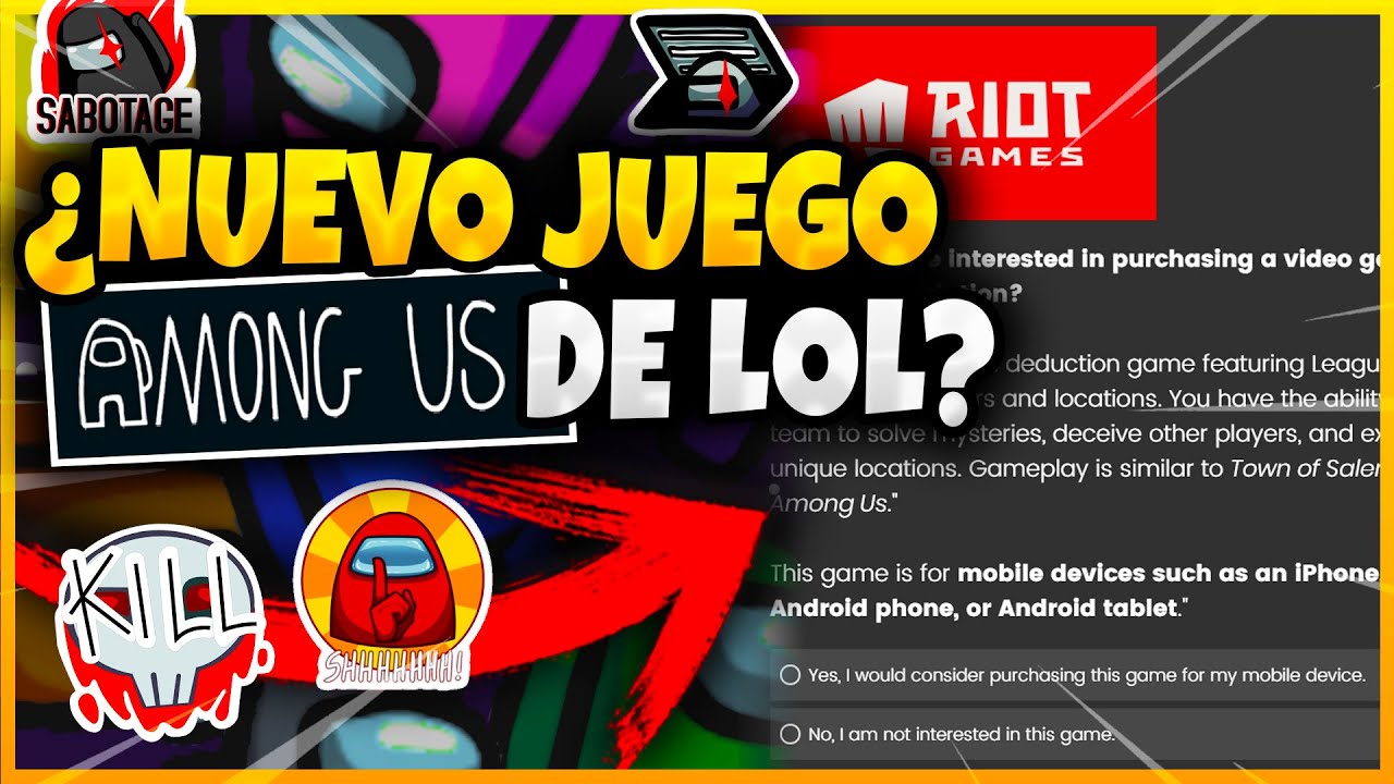 ¿WTF? ¿JUEGO DE AMONG US DE LEAGUE OF LEGENDS? - YouTube