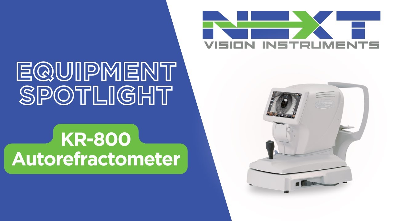 Topcon KR-800 Autorefractometer - YouTube