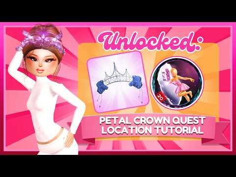 PETAL CROWN Quest In Dress To Impress - All 7 Item Locations Guide  The Hunt 2 (DTI Roblox)