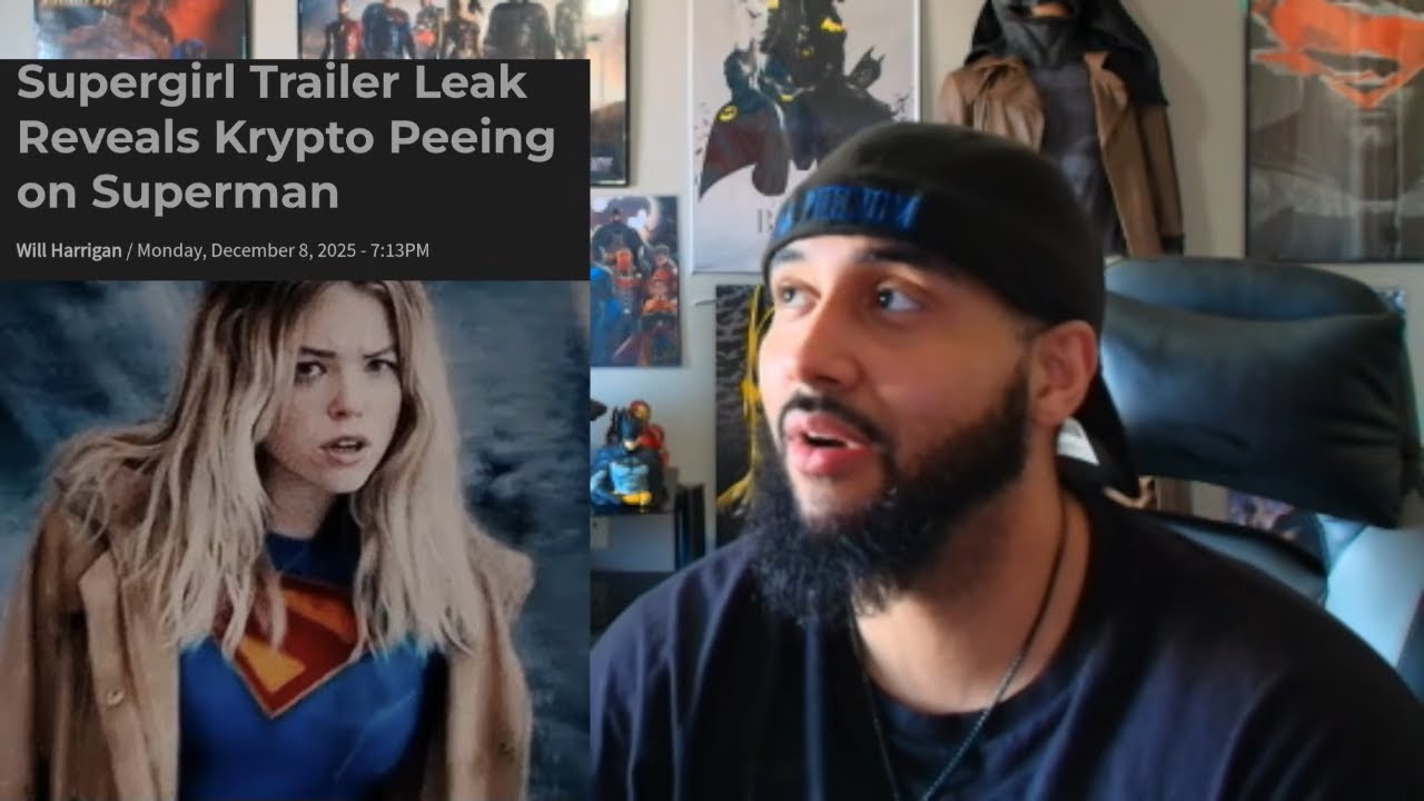 SuperGirl Trailer Leaks Has Krypto Peeing On Superman!? - YouTube