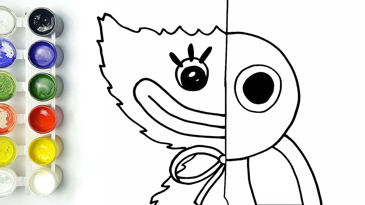 Kissy Missy contra Purple Rainbow friends || Como dibujar Kissy Missy ...