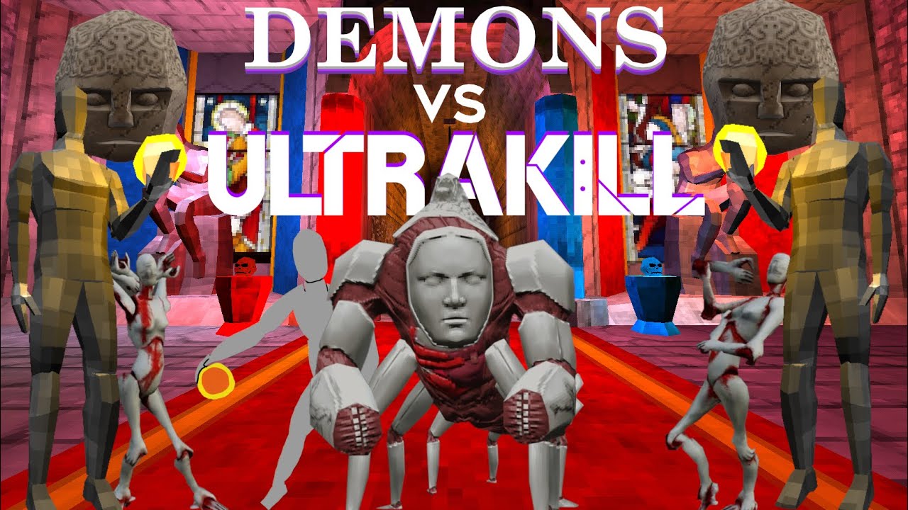 The Demon Denomination VS ULTRAKILL Bosses - YouTube