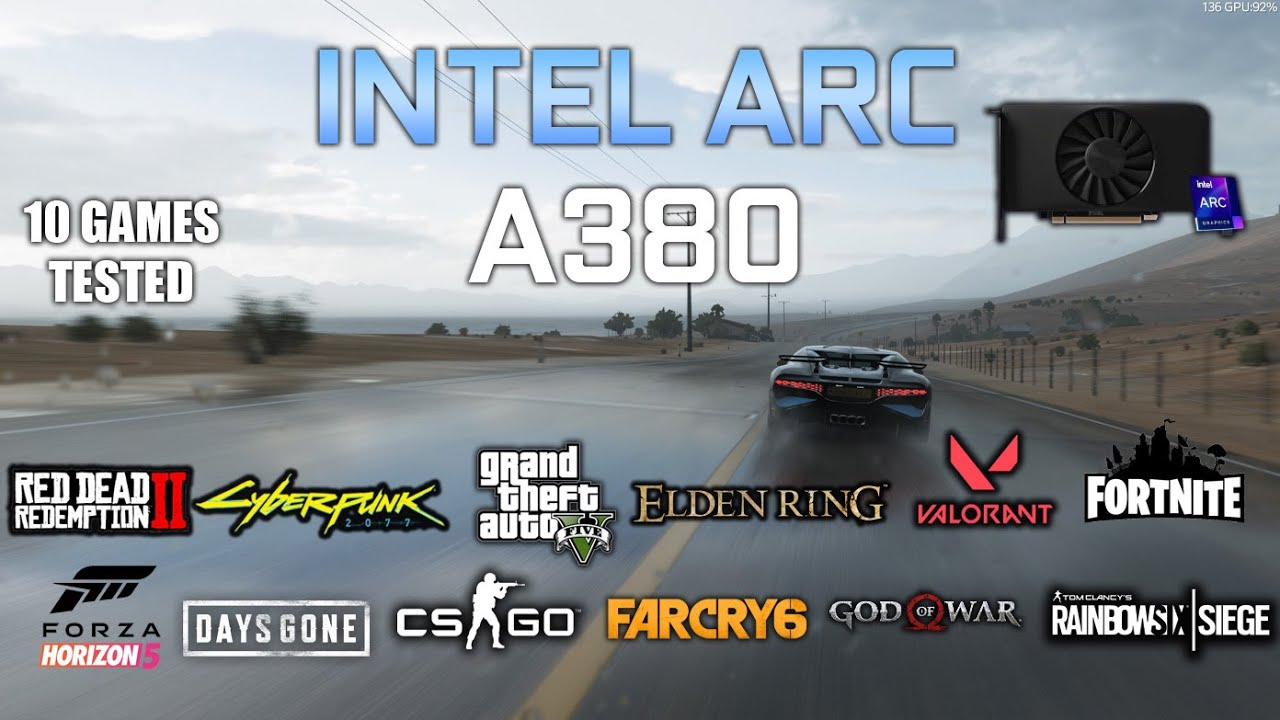 Intel ARC A380 : Test in 12 Games - Intel ARC A380 alchemist Gaming ...