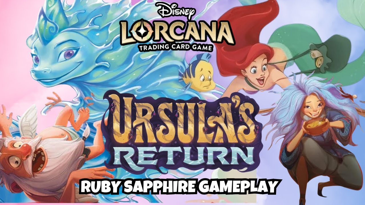 The New Best Deck? (Ruby/Sapphire) | Disney Lorcana Gameplay - YouTube