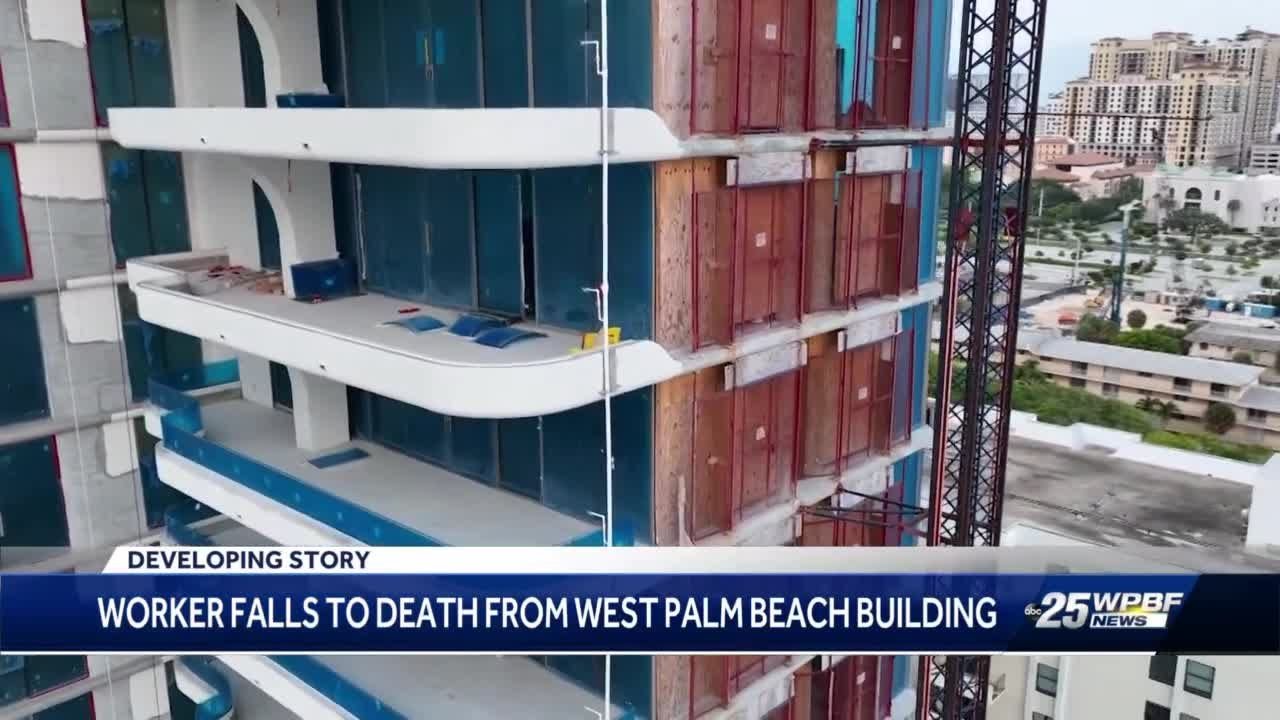 Woman Falling Off Building