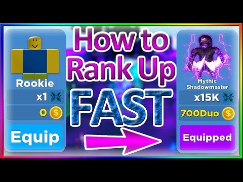 ⚡How to Rank Up FAST in Ninja Legends *🎉GET MAX RANK • MYTHIC ...
