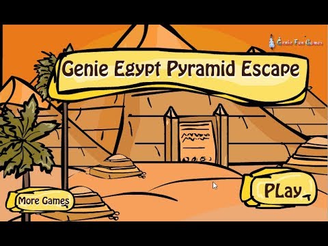 Genie Egypt Pyramid Escape - YouTube