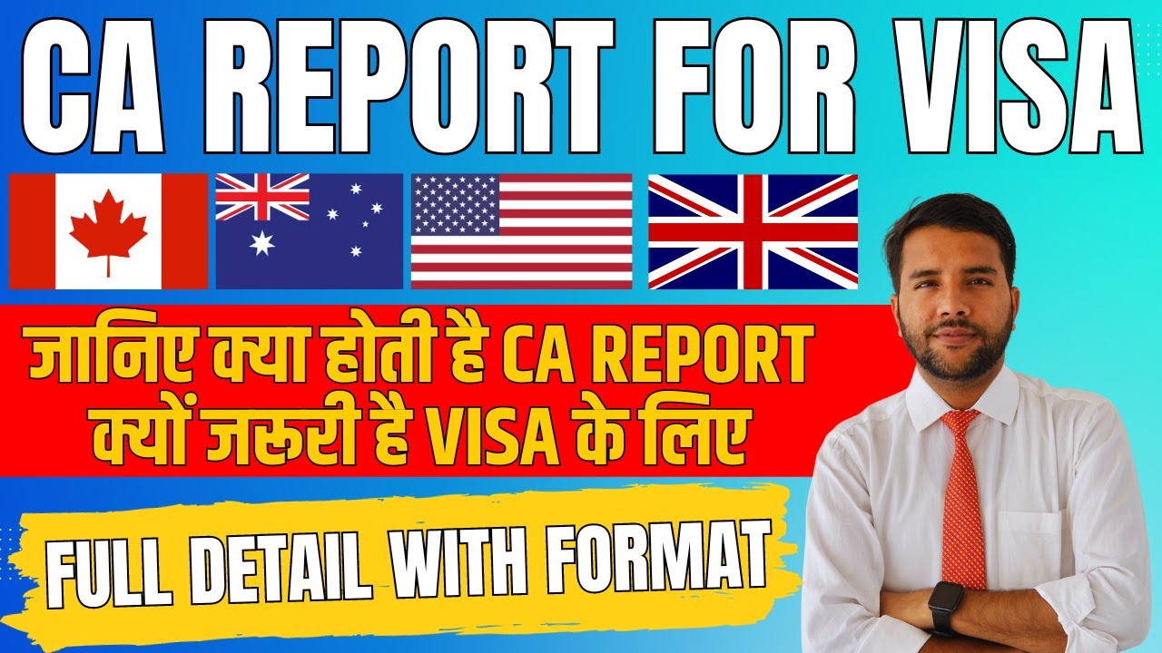 CA Report For VISA || CA Report/Networth Certificate/Valuation Report ...