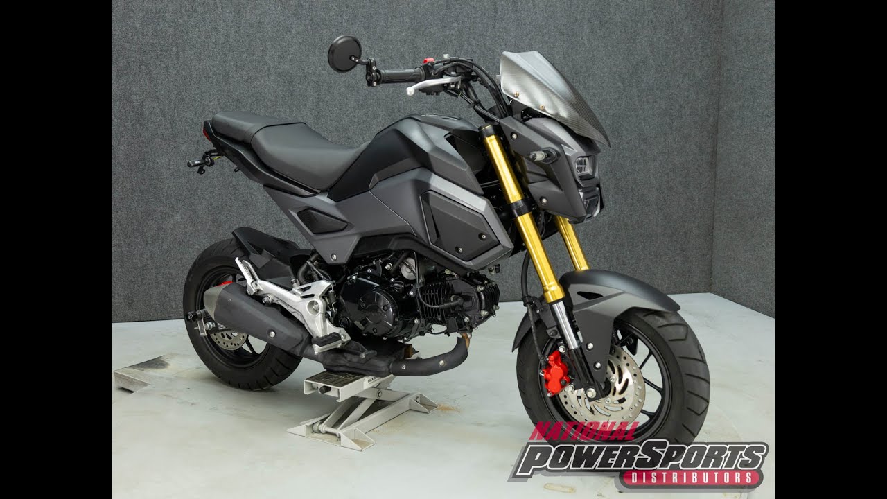 2017 HONDA GROM 125 - National Powersports Distributors - YouTube