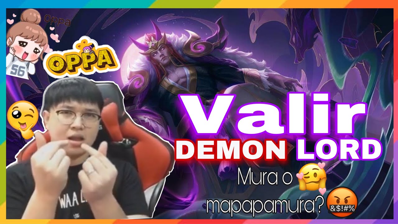 VALIR DEMON LORD COLLECTOR SKIN DRAW: Mura o Mapapamura? Ft. OPPA Look ...
