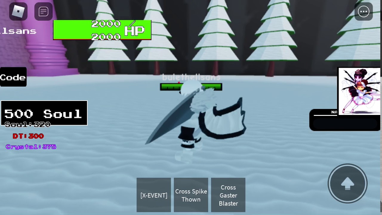 Cross sans and cross chara Roblox (Undertale Ultimate Timeline) - YouTube